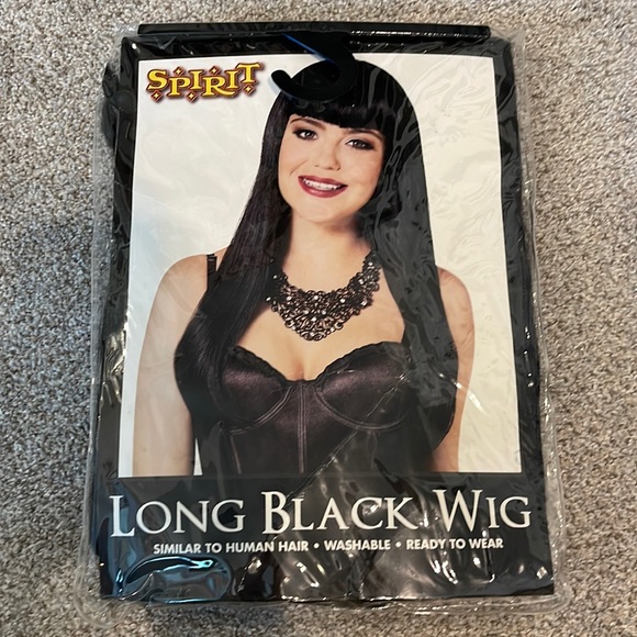 Spirit Hair Spirit Halloween Long Black Wig Poshmark